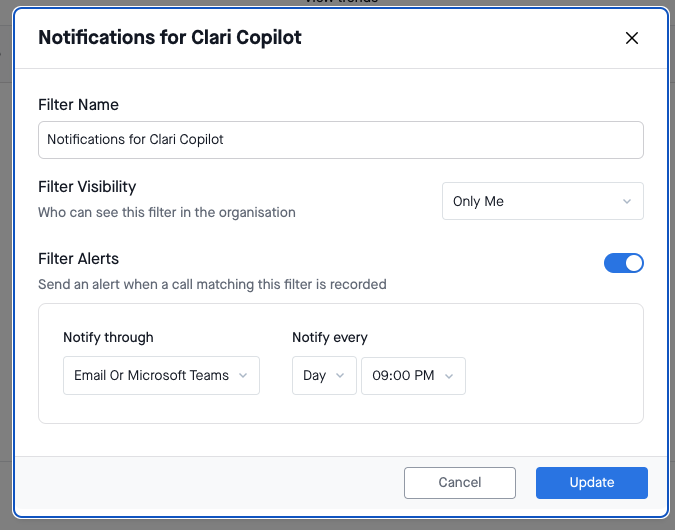 Copilot Notifications for Microsoft Teams
